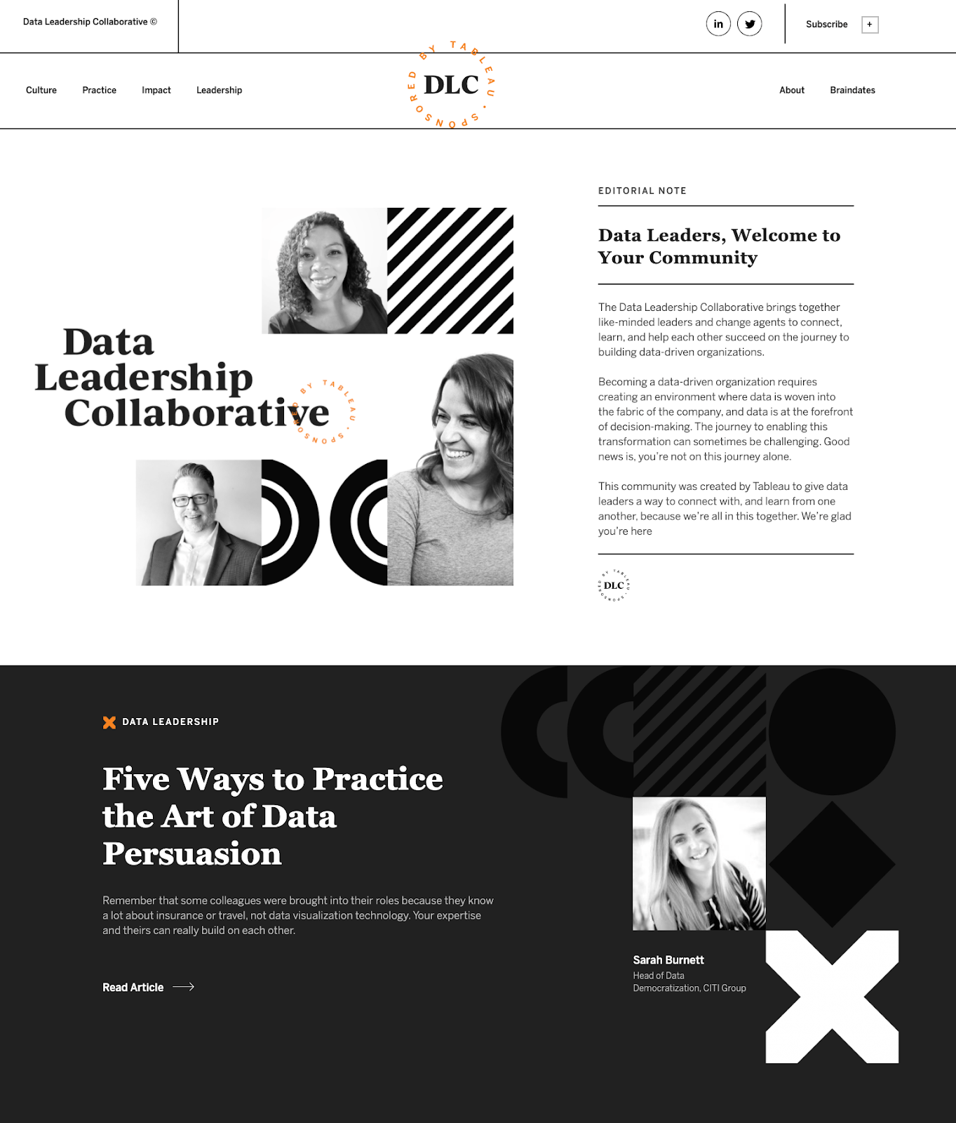 Introducing the Data Leadership Collaborative